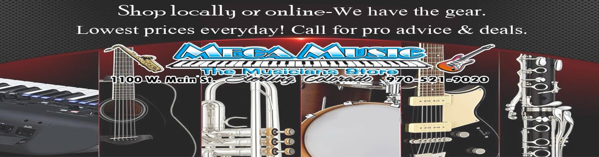 WEBSITE BANNER INSTRUMENTS | Mega Music Store