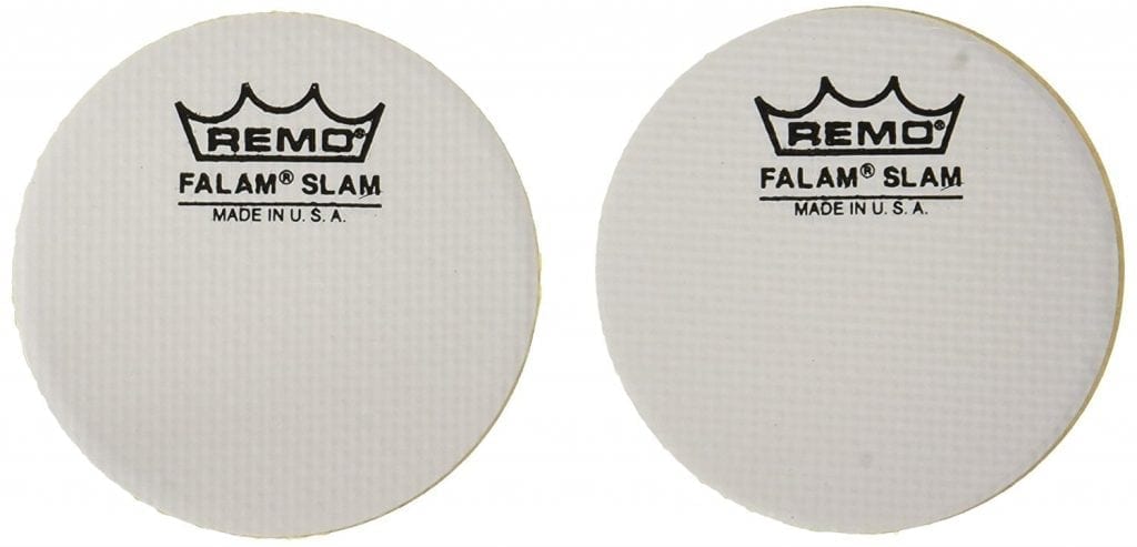Remo FALAM® SLAM, WHITE, 4″ beater impact patches | Mega Music Store