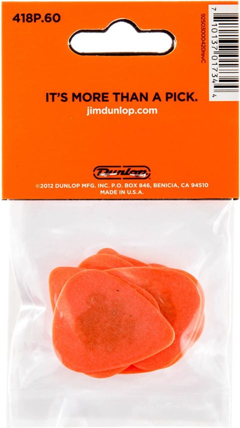 Dunlop Tortex Standard .60mm (orange)12 Pick Pack | Mega Music Store
