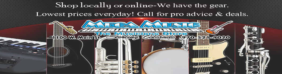 WEBSITE BANNER INSTRUMENTS | Mega Music Store